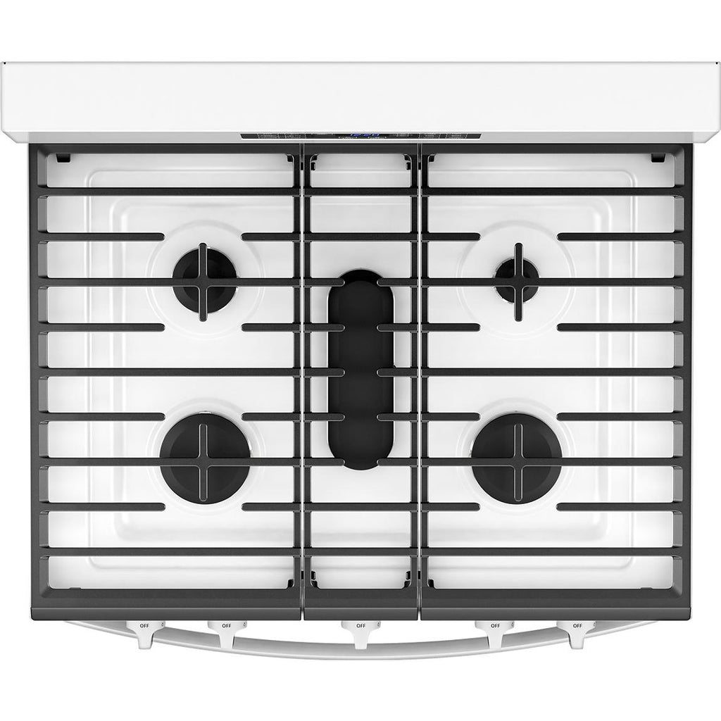 Whirlpool 30-inch Gas Range with Air Cooking Technology and Steam Clea