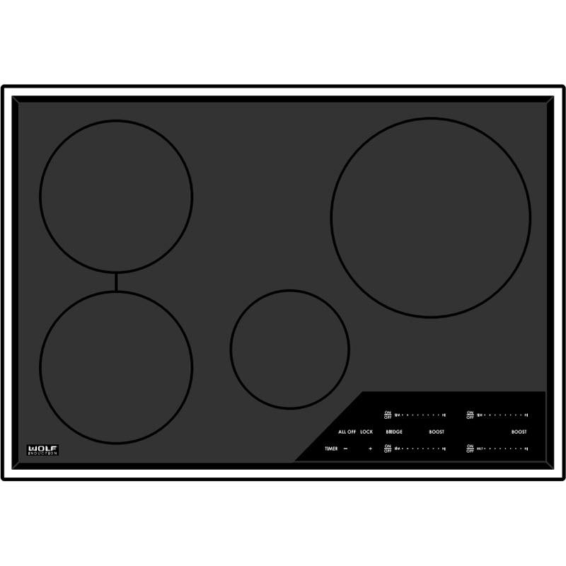 Wolf 30-inch Built-In Induction Cooktop CI304TF/S