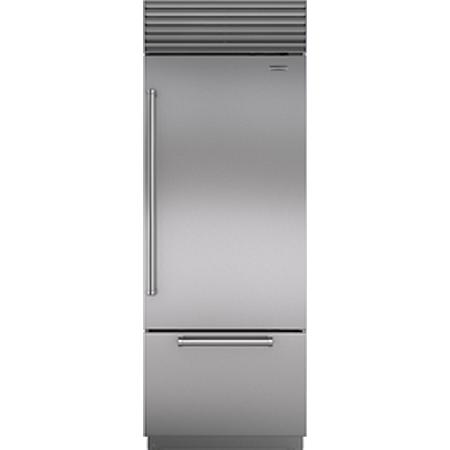 Sub-Zero 30-inch Built-in Bottom Freezer Refrigerator with Internal Di